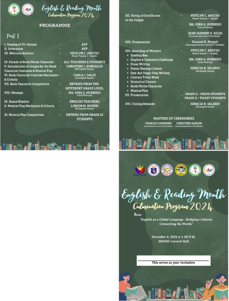 Culmination Program | PDF
