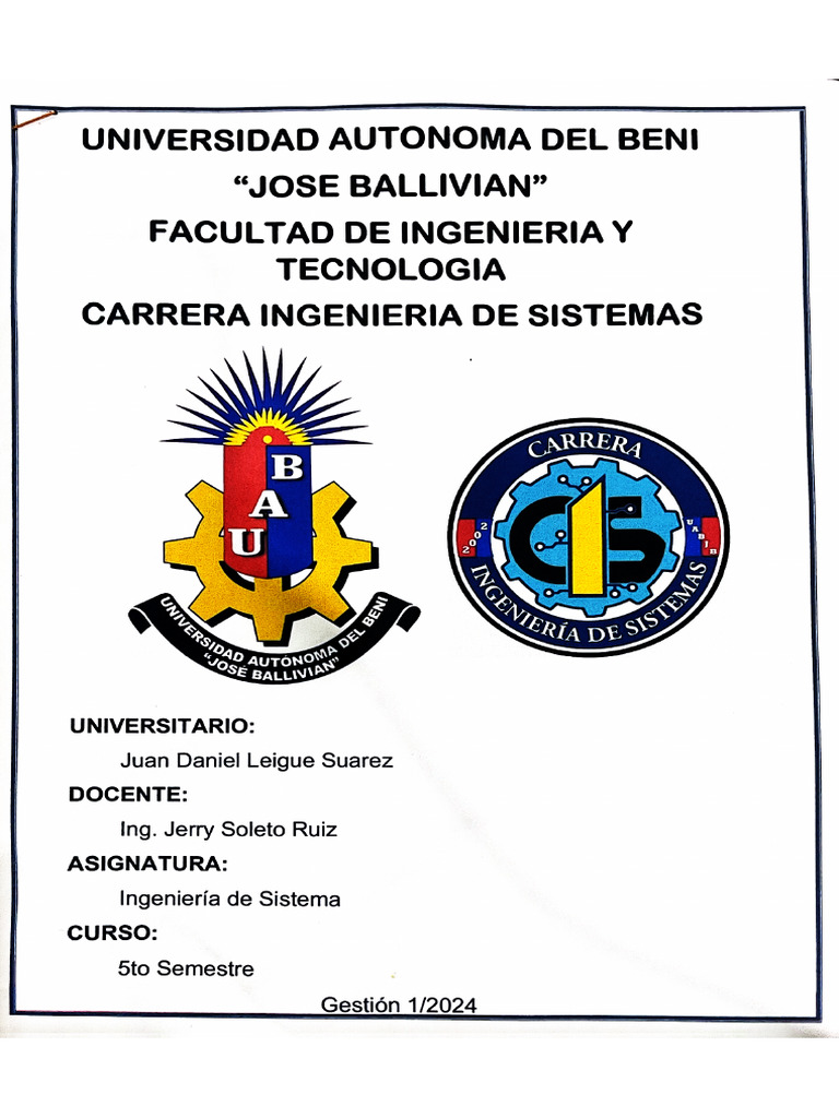 Inv 1-Ing Sistema | PDF