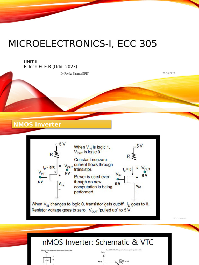 Unit 2 Microelectronics | PDF | Mosfet | Semiconductor Devices