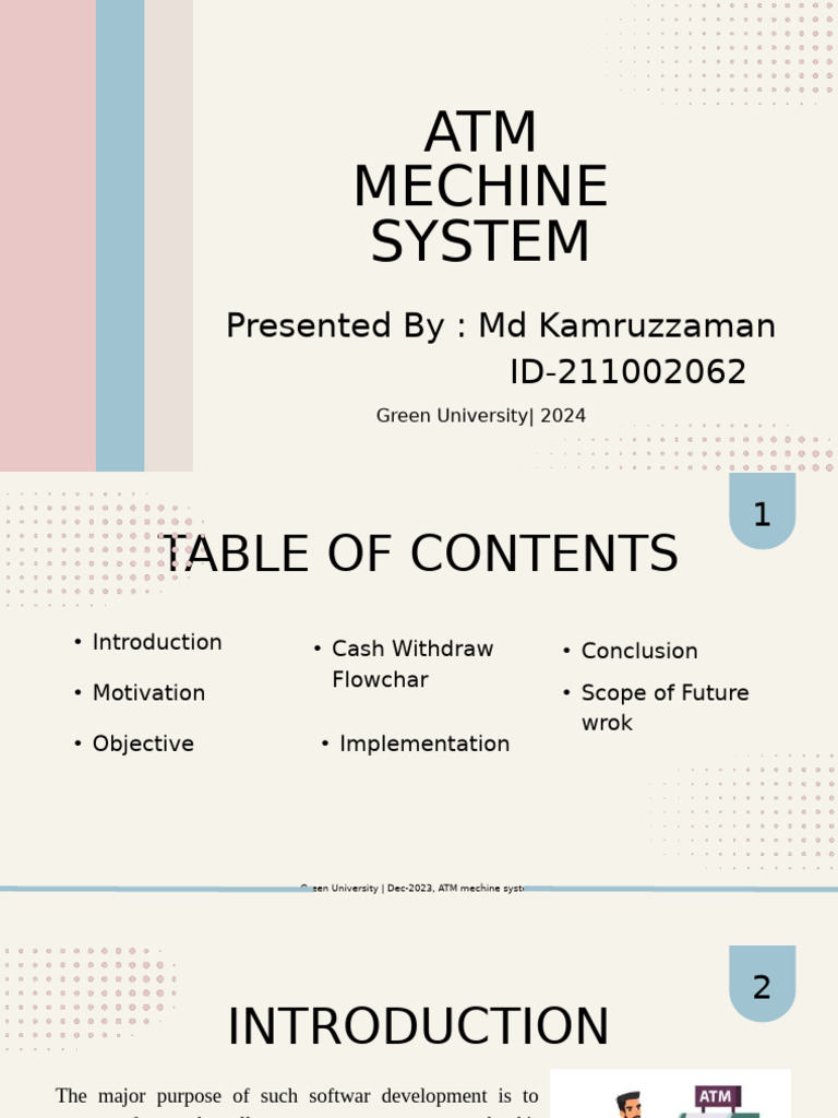 211002062- MMlab | PDF | Automated Teller Machine | Banks