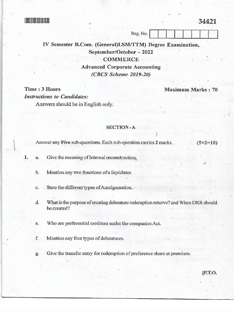 Advanced Corporate Accounting | PDF