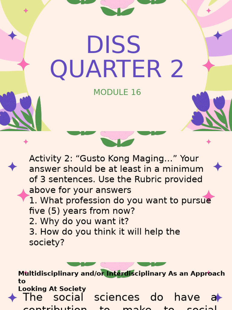 DISS Quarter 2 Module 16 | PDF | Disaster Risk Reduction | Natural ...