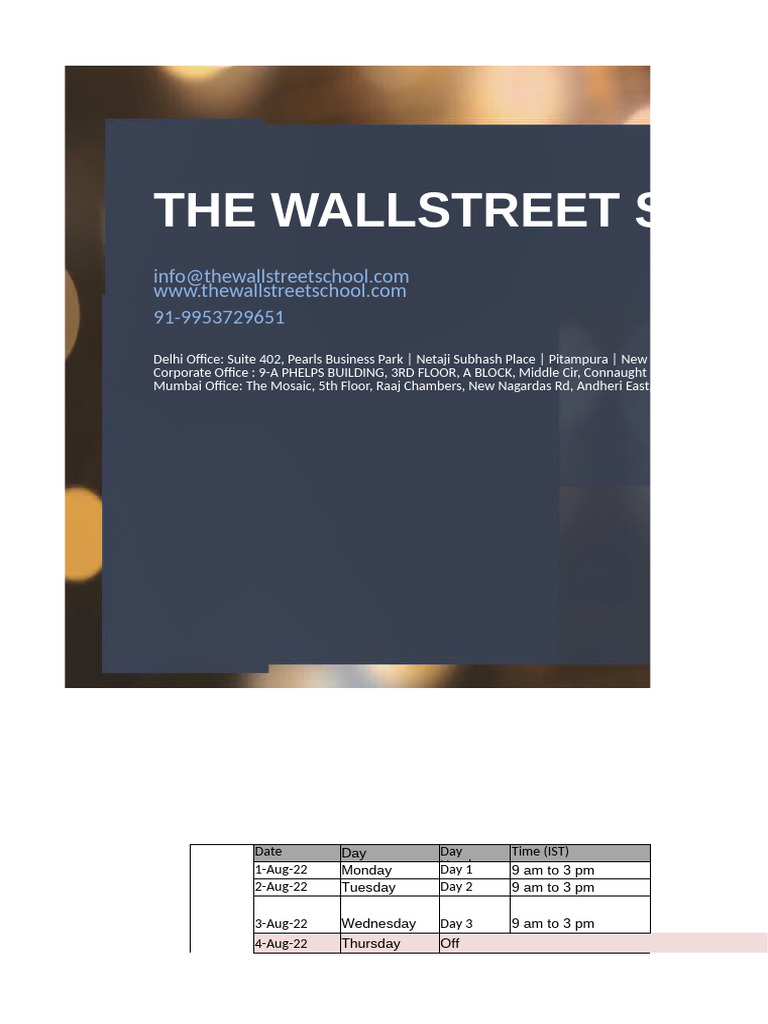 Basic Excel_Part 2_TWSS | PDF | Financial Accounting