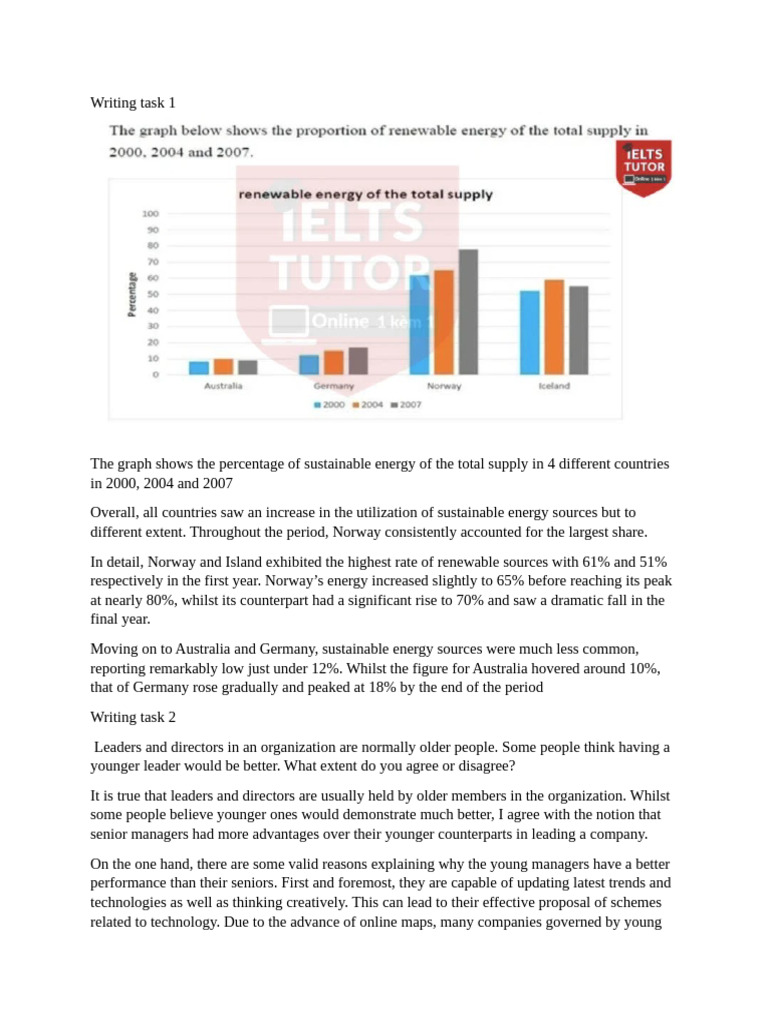 Writing task 2 | PDF | Cognition | Psychology