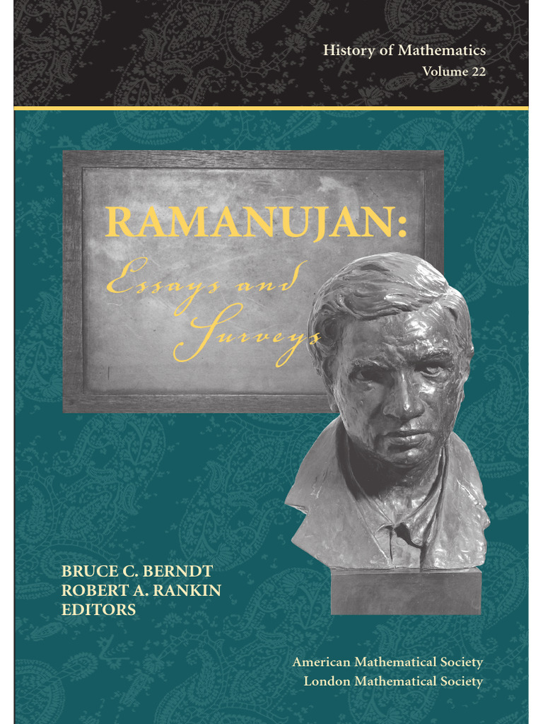 (History of Mathematics) Bruce C. Berndt - Robert A. Rankin - Ramanujan ...
