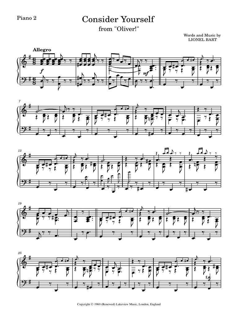 Piano Sheet Music | PDF