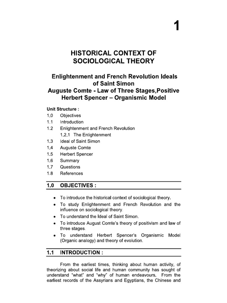 UNIT AND UNIT 2 SOCIOLOGY PPER 1 | PDF