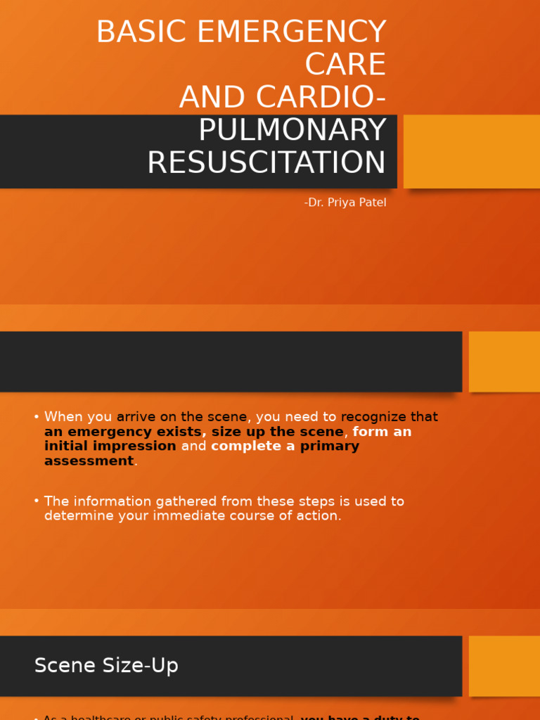 Emergency Care & CPR Guidelines | PDF | Cardiopulmonary Resuscitation ...