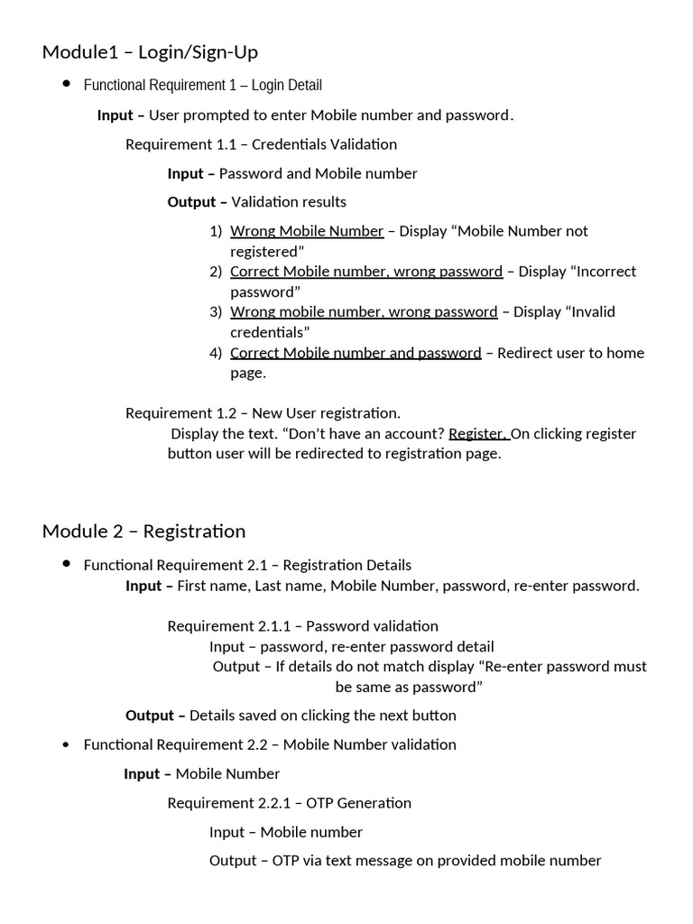 Requirement Specification - Se | PDF | Computing