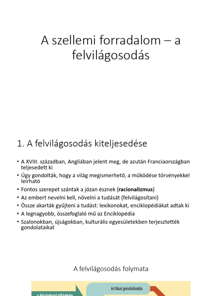 A Szellemi Forradalom - A Felvil-Gosod-S - Automatikusan Mentett | PDF