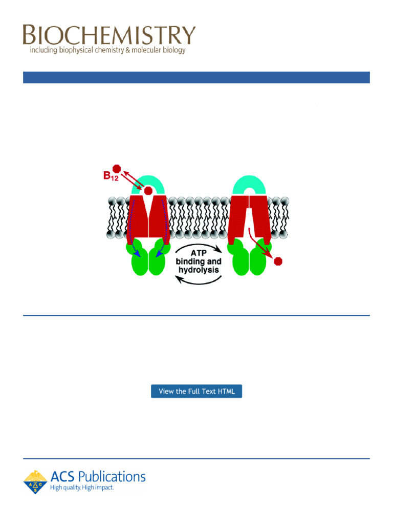 In Vitro Functional Characterization of Btucd-F The Escherichia Coli ...