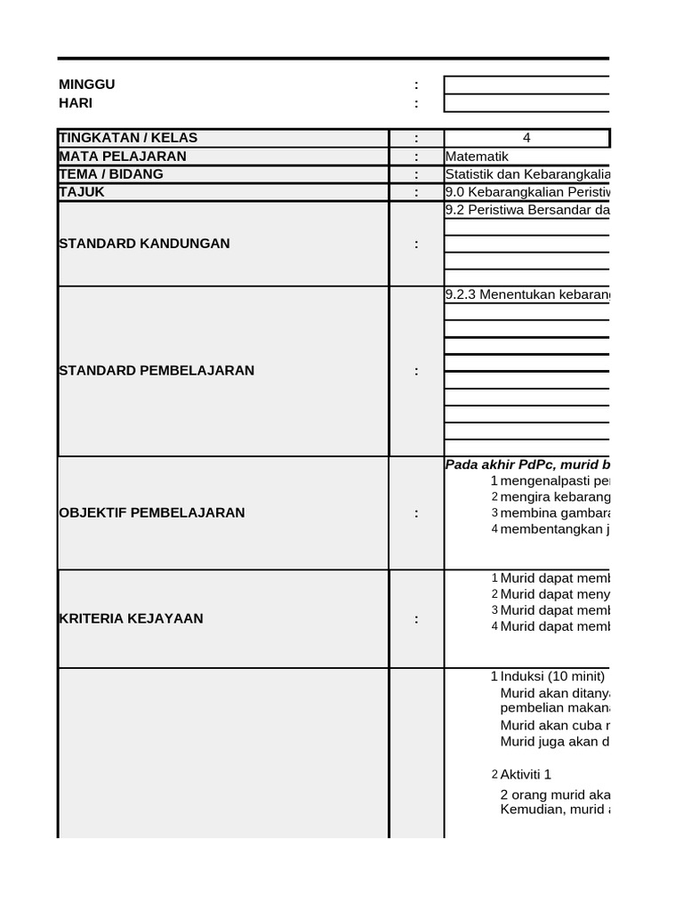 CONTOH eRPH 4 SUYUTI | PDF