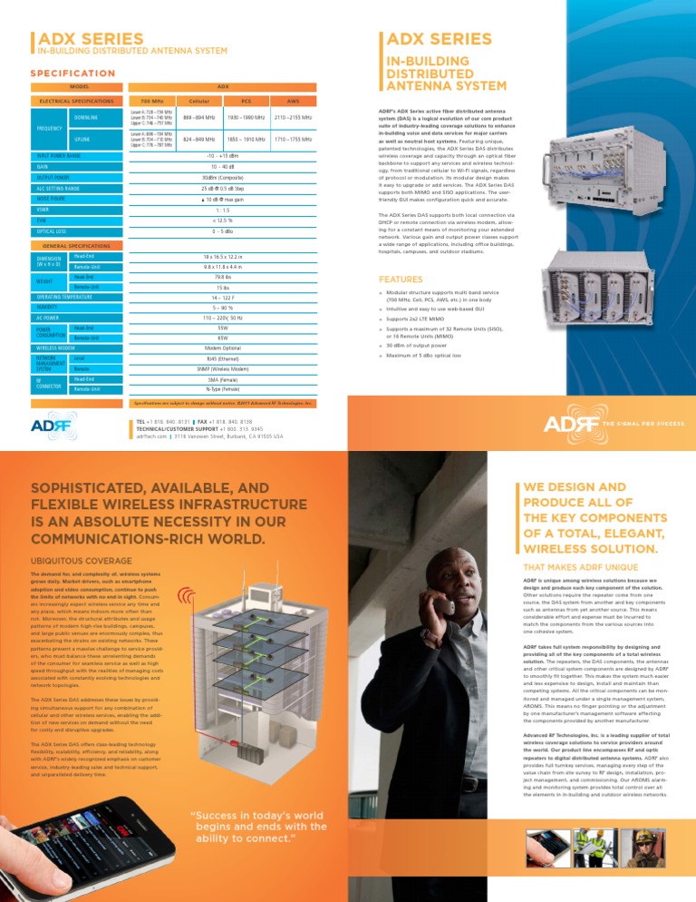 Adrf Adx Series | PDF | Wireless | Modem