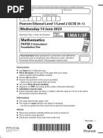 Edexcel GCSE Maths Paper 2 Nov 2024 | PDF | Area | Geometry