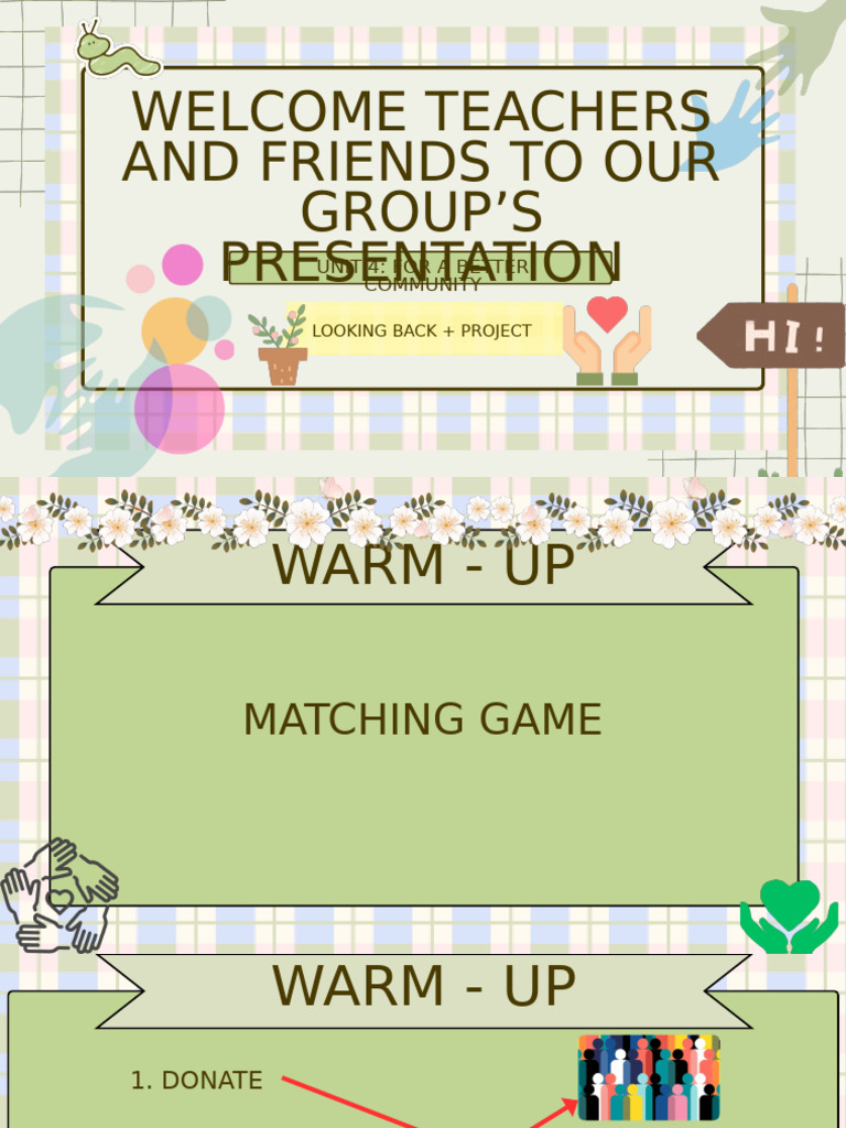 Looking Back + Project u4 | PDF | Languages | Foreign Language Studies