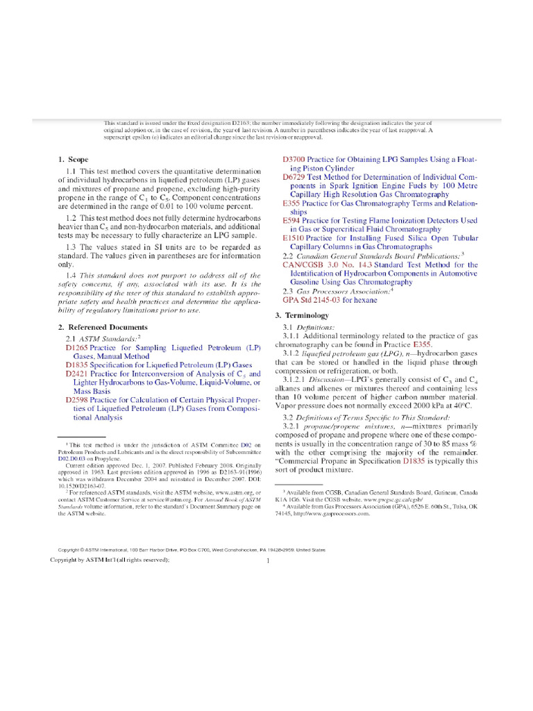 D2163 07 | PDF