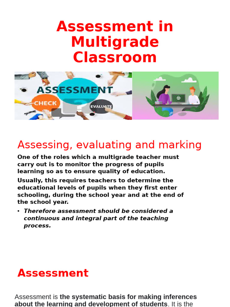 Assessment-in-Multigrade-Classroom-1 | PDF | Educational Assessment | Teachers
