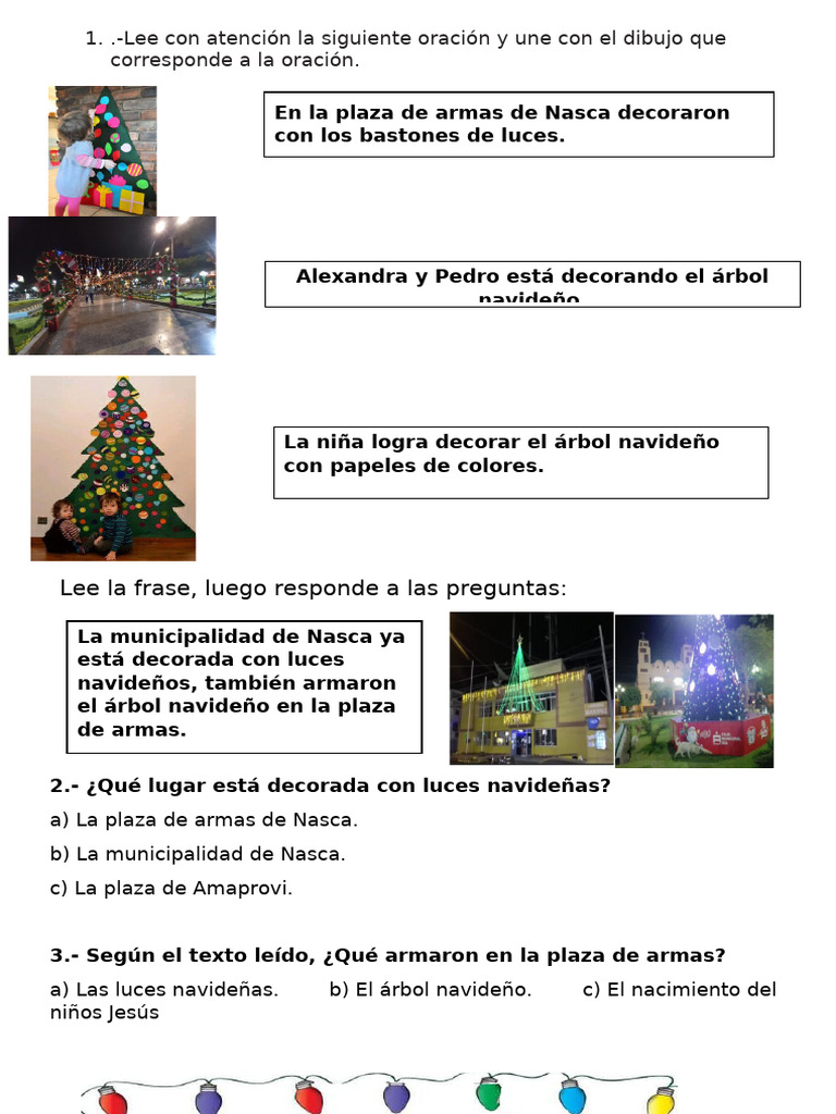 Practicamos para La Evaluación de Salida | PDF | Navidad