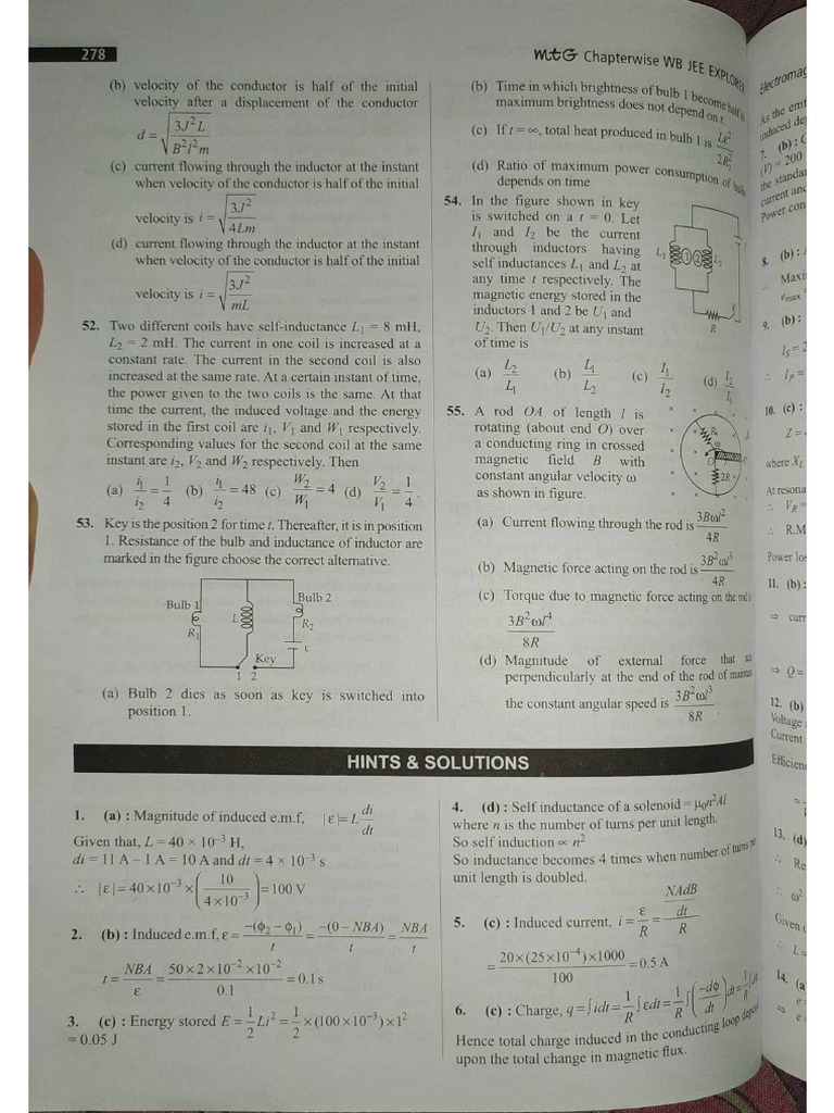 S.16. Electromagnetic Induction - Alternating Current | PDF