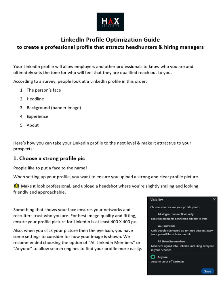 Latest AI Based Linkedin Profile Tips | PDF | Recruitment | Linked In