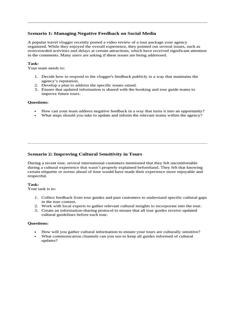 Activity Sheets TPS - Sharing of Information and Gathering Feedback ...