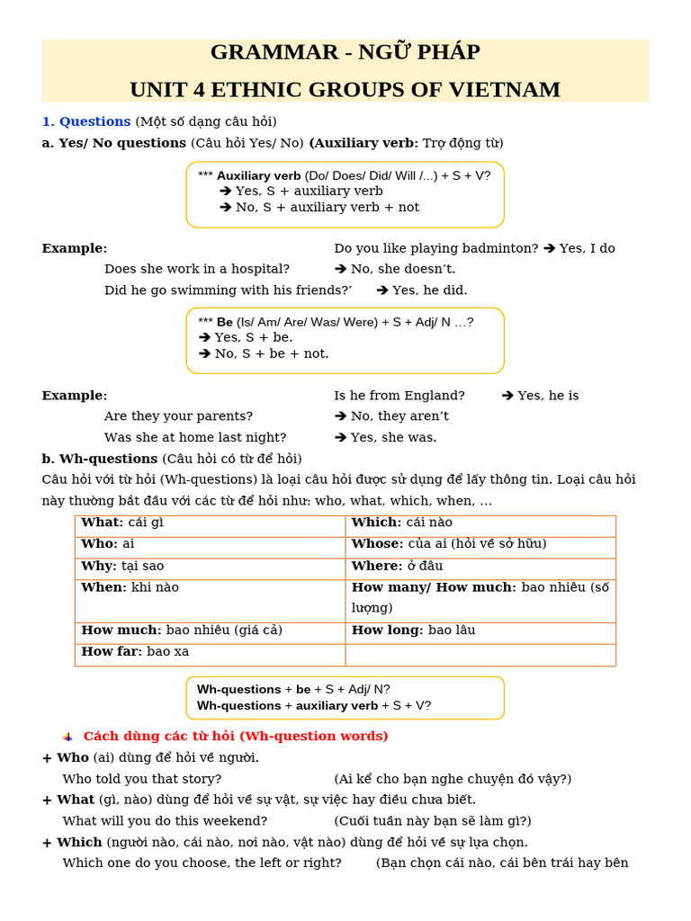 Grammar Practice Unit 4 | PDF