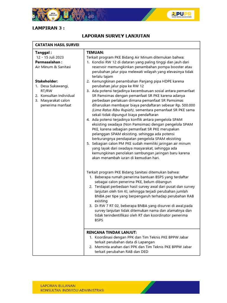 CONTOH LAMPIRAN 3 | PDF
