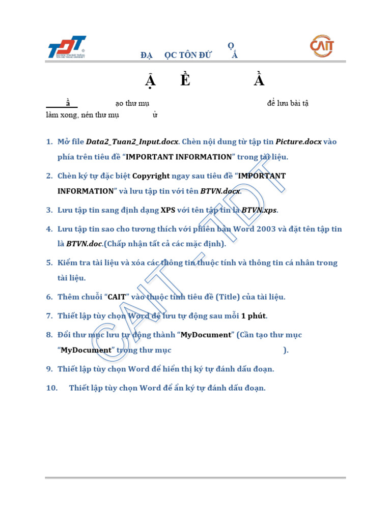 CLC_BTVN_Word_Tuan2 | PDF