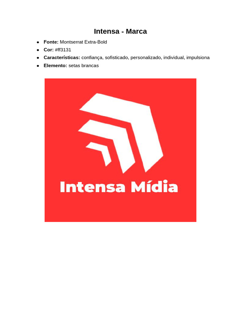 Intensa - Marca | PDF