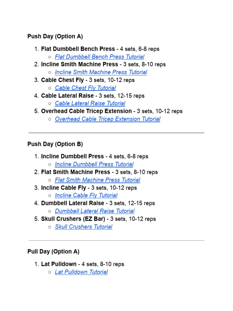 PUSH PULL LEGS | PDF