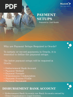 Oracle Apps - R12 Payment Document Setup - Oracle Apps Technical | PDF | Pl/Sql | Xml