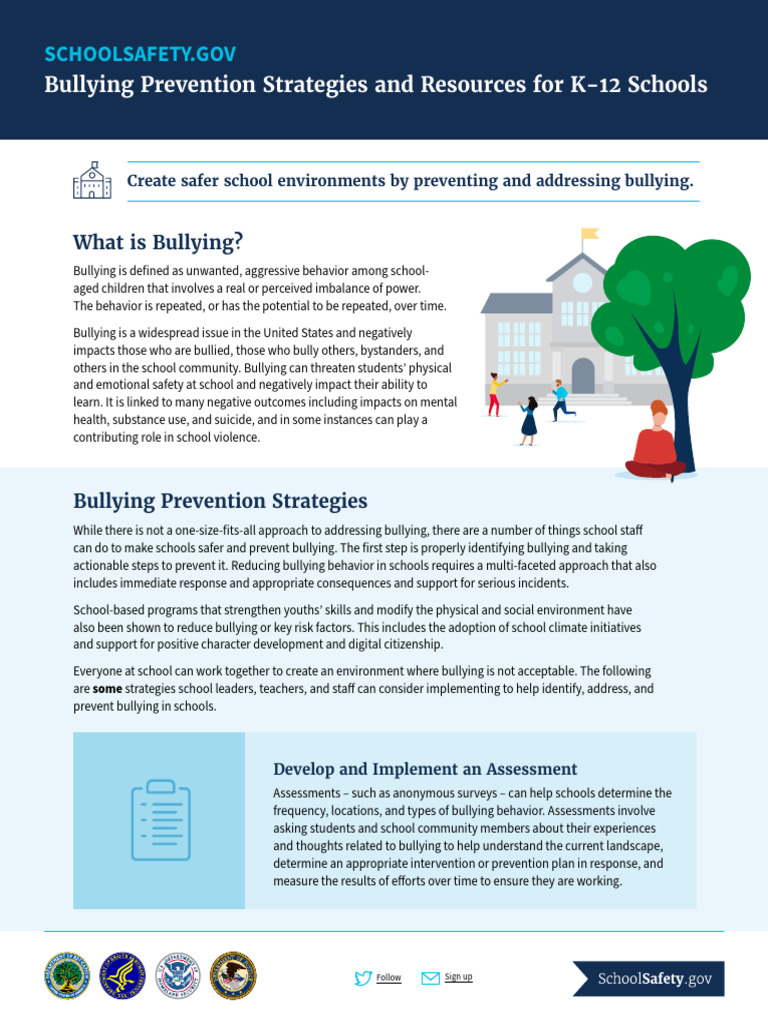 Bullying Prevention Strategies and Resources | PDF | Bullying | Psychology
