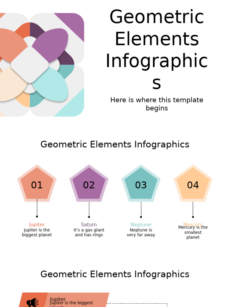 Geometric Elements Infographics Guide | PDF | Planets | Planets In ...