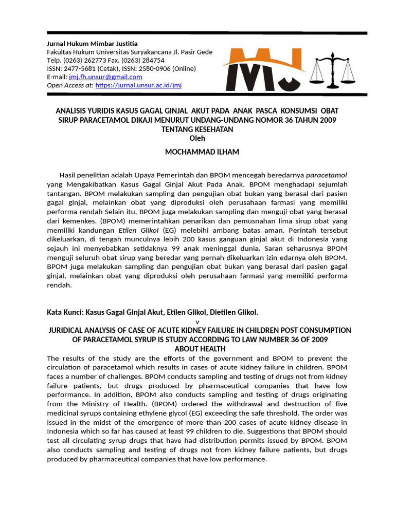 Jurnal Ilham Final | PDF