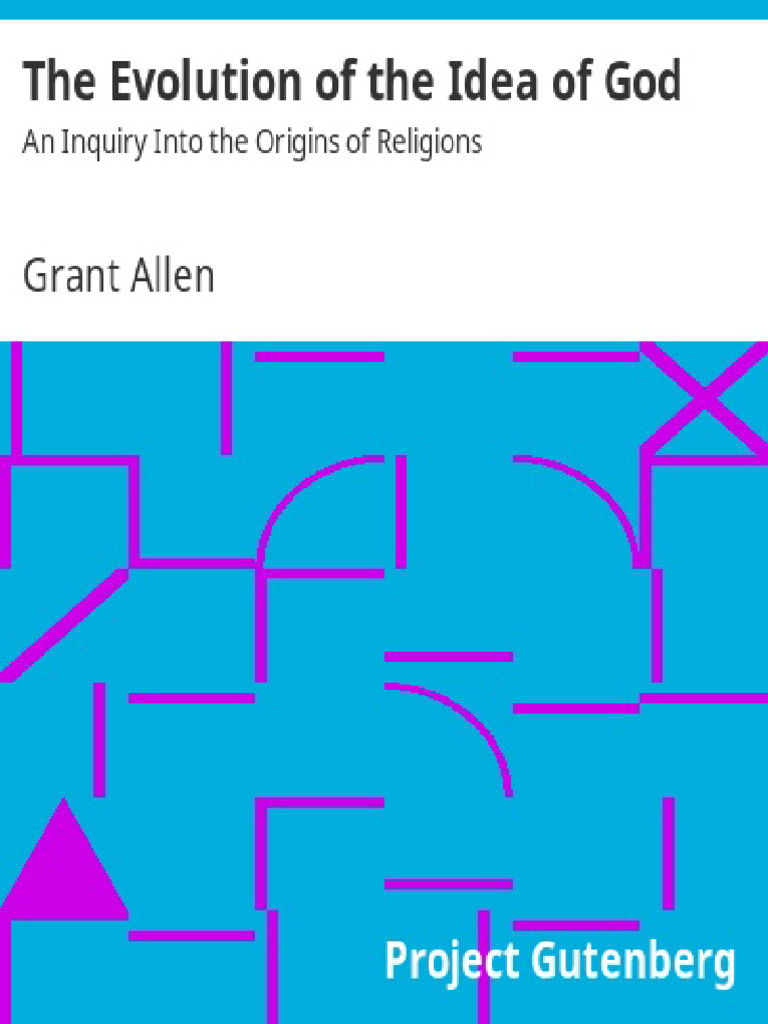 Evolution of God Concept by Grant Allen | PDF | Deities | Trinity