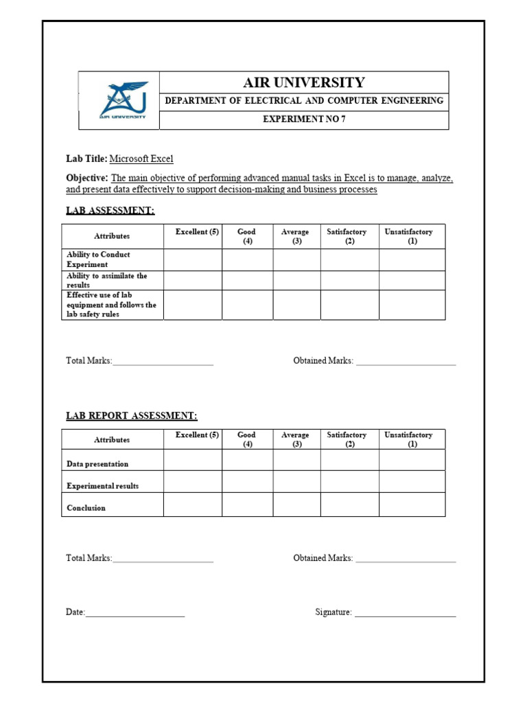 Lab 07 Radia_removed | PDF | Microsoft Excel | Computer Science Lab 07 Radia_removed | PDF | Microsoft Excel | Computer Science
