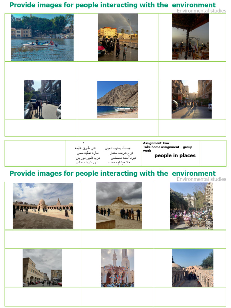 Images of People in Environmental Contexts | PDF