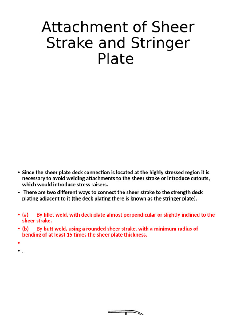 Sheer Strake and Stringer Plate | PDF