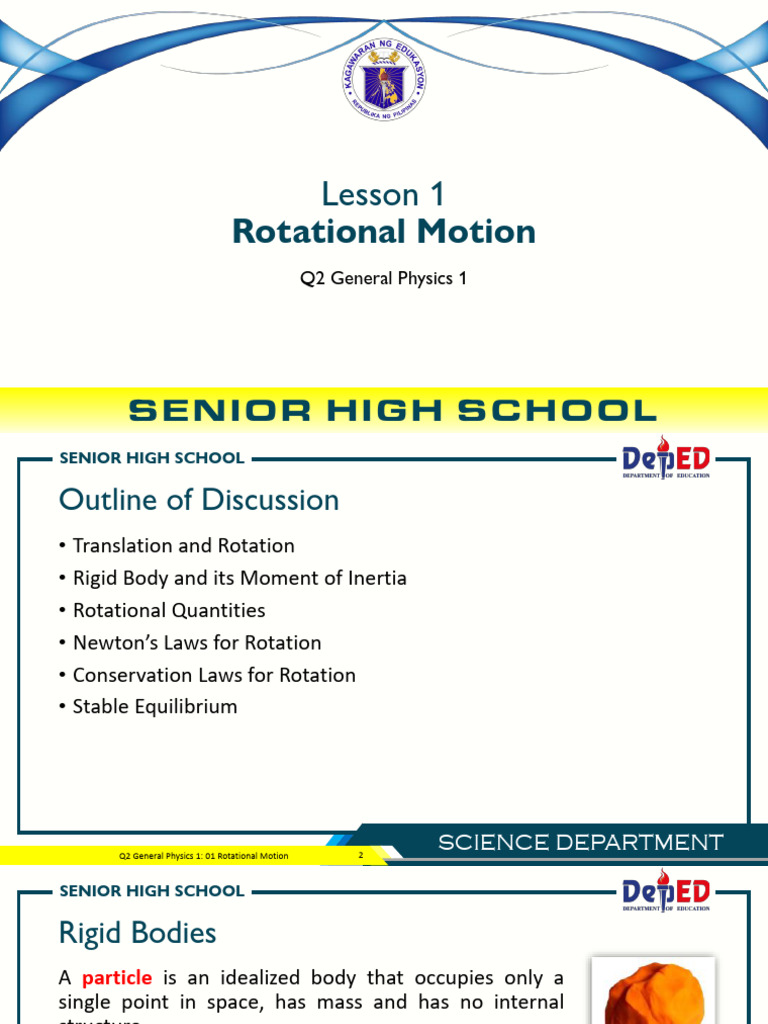 01 Rotational Motion | PDF | Rotation Around A Fixed Axis | Acceleration