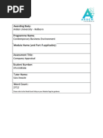 Asda Internal and External Analysis Report | PDF | Supermarket | Retail
