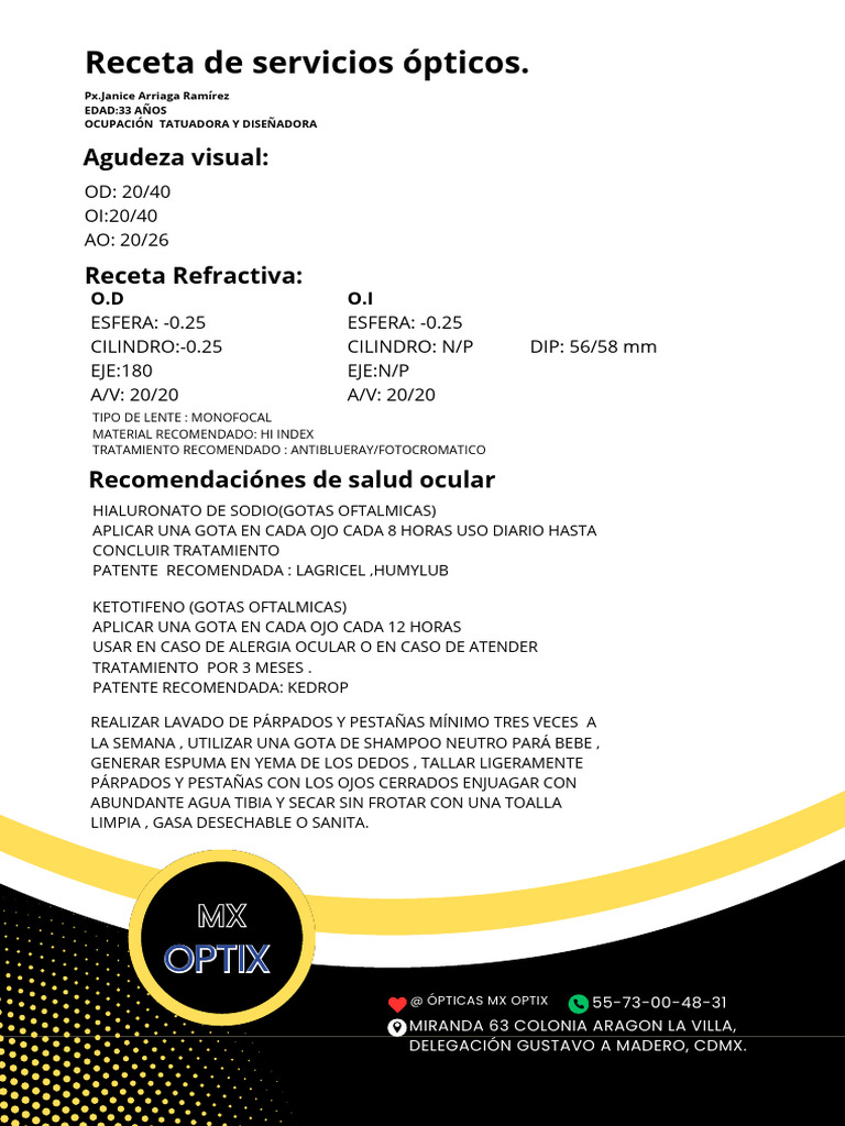 Receta Janis Jéssica | PDF