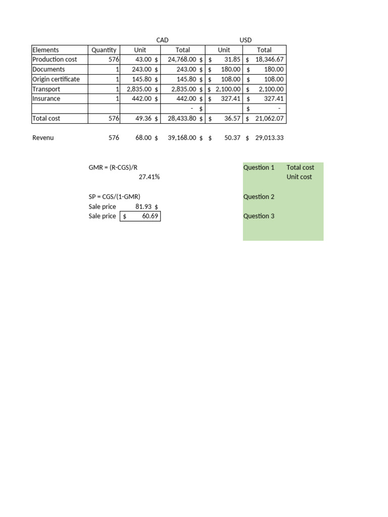 Workshop_1_Solution | PDF | Gross Margin | Private Sector