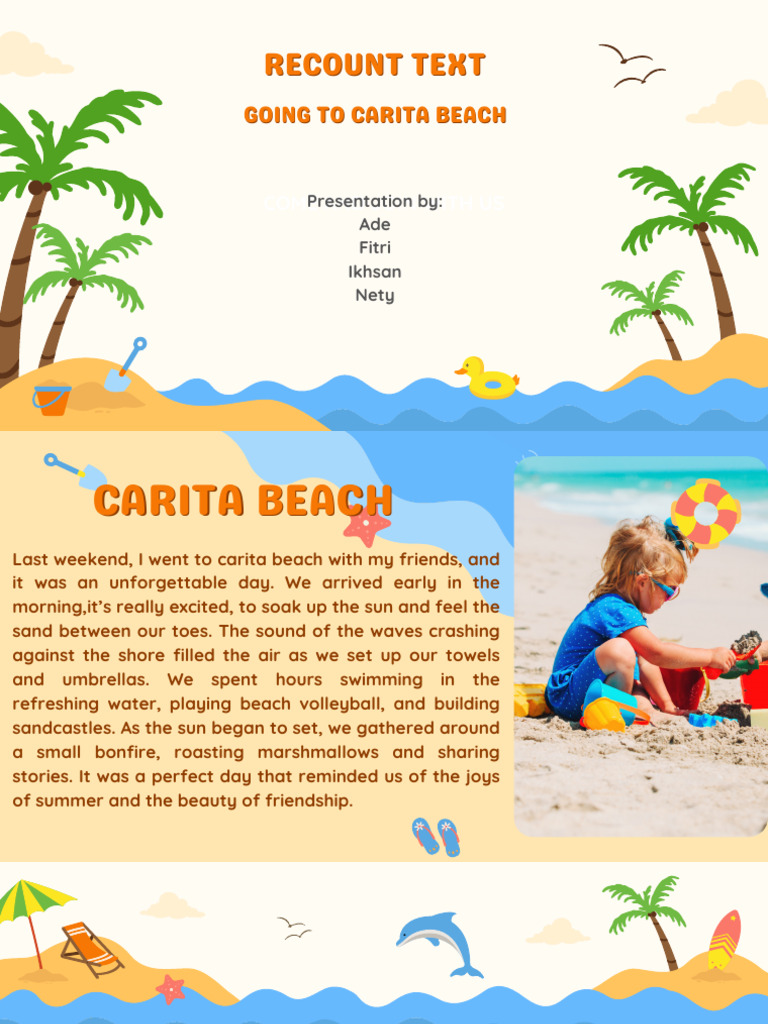Descriptive Text About Carita Beach | PDF