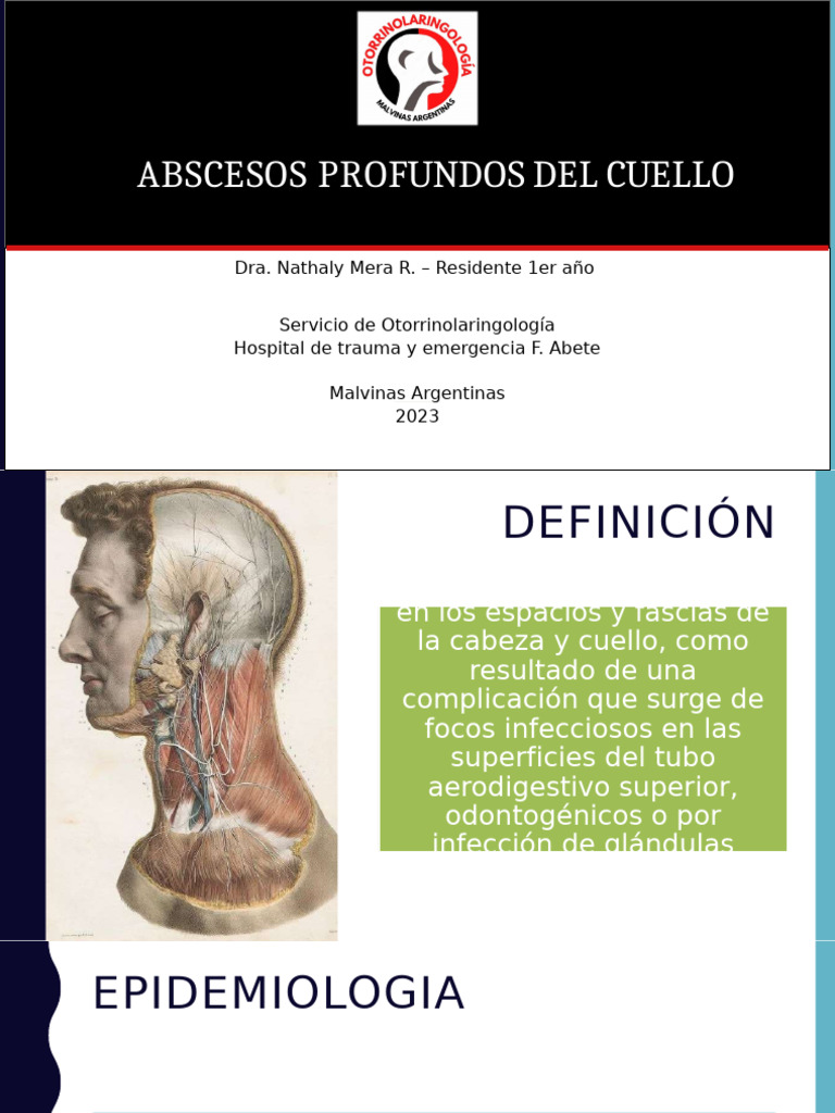 Abscesos Profundos de Cuello | PDF | Estreptococo | Cabeza y cuello humanos