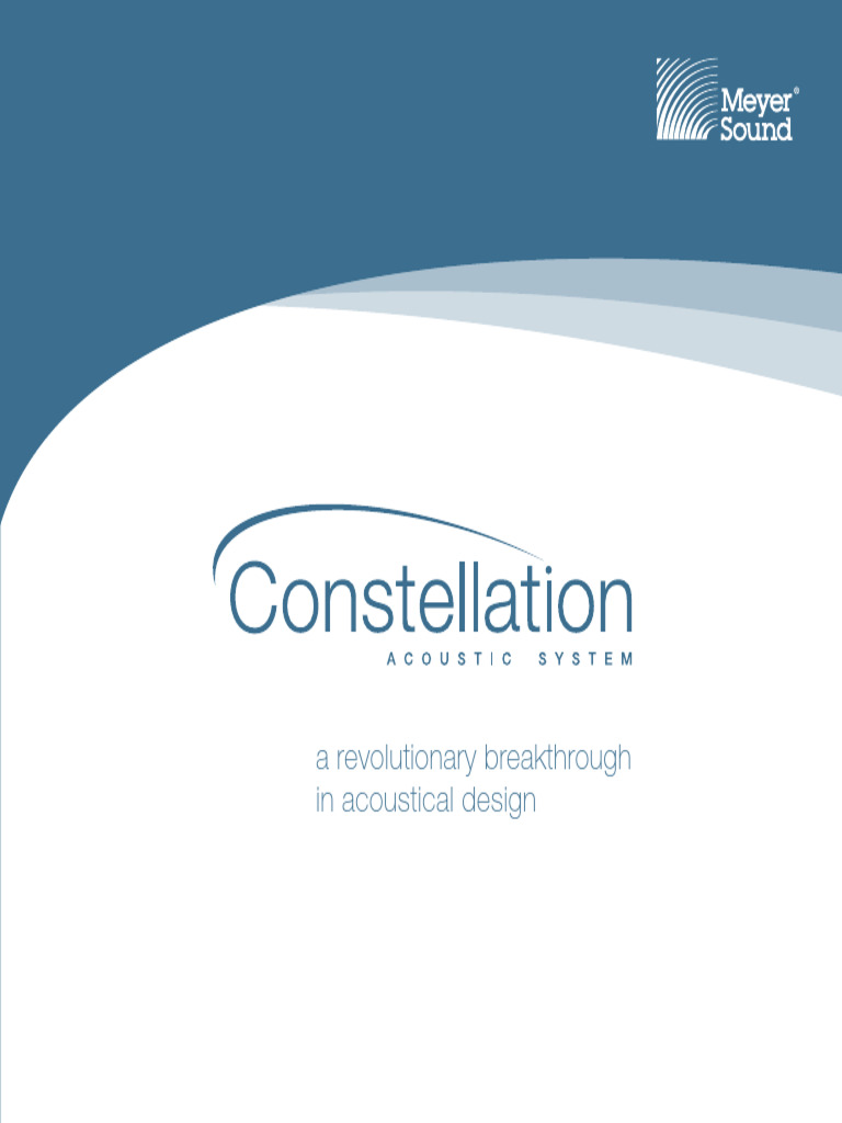 Meyer Sound Constellation Brochure | PDF