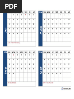 Q4 2024 Monthly Calendar Overview | PDF
