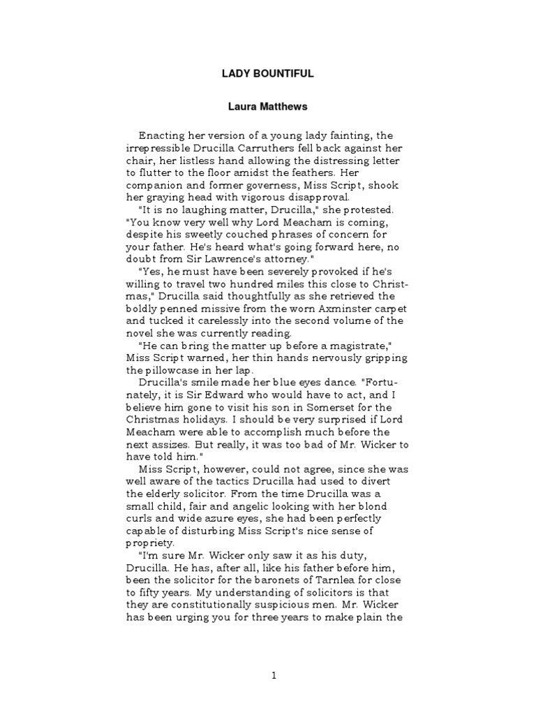 Lady Bountiful | PDF