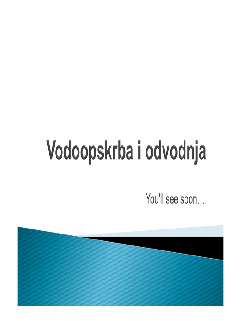 Predavanje I Dio | PDF