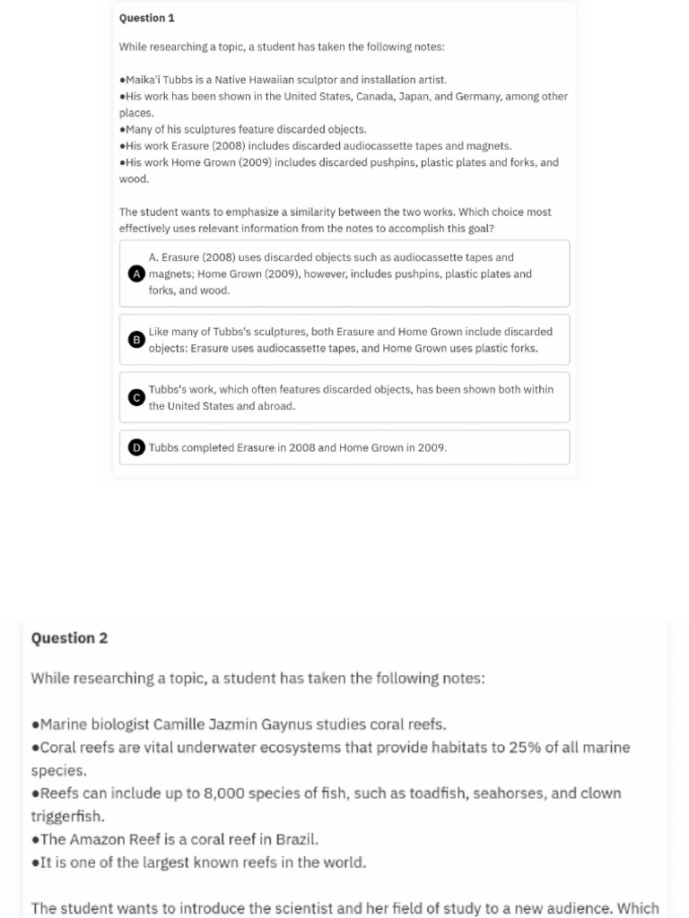 Rhetorical Synthesis QP | PDF