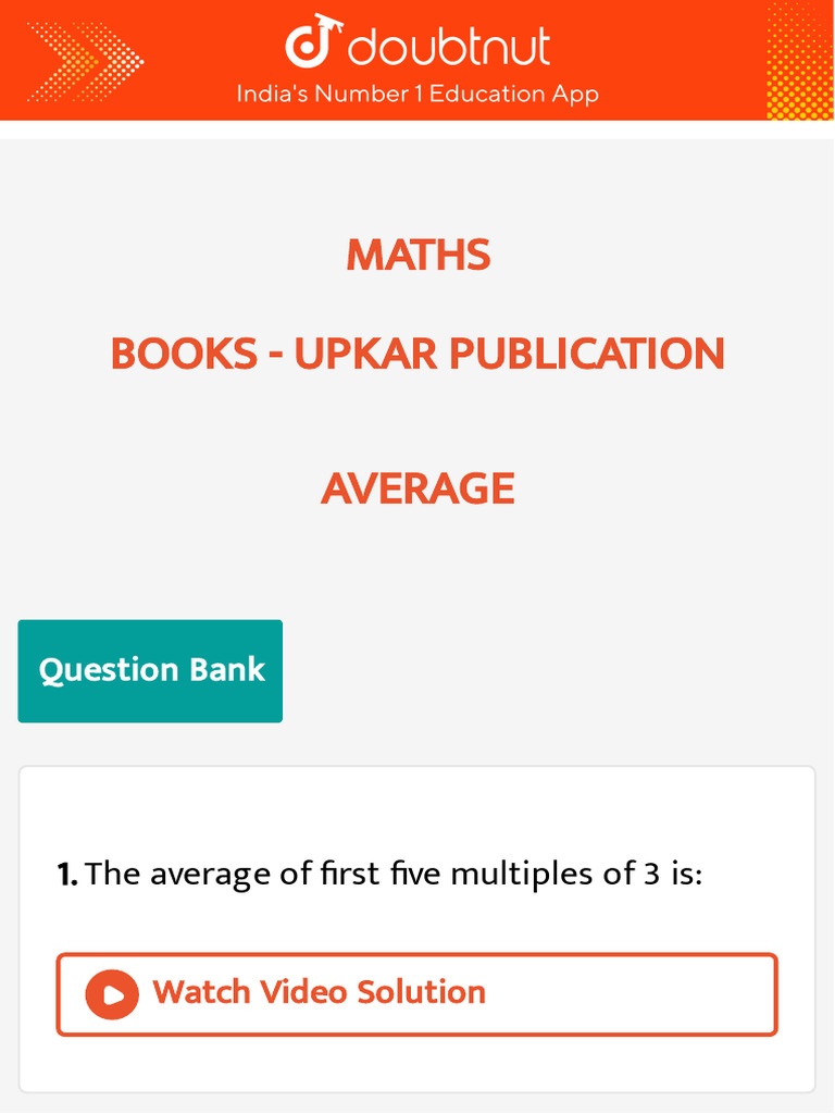 Books Doubtnut Question Bank | PDF | Cricket | Ball And Bat Games